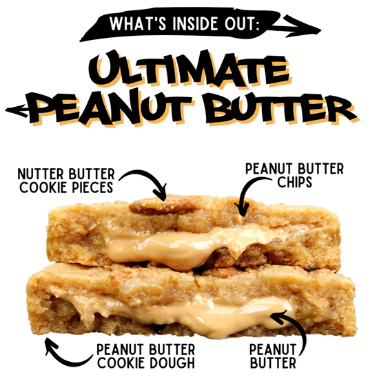 Ultimate Peanut Butter Stuffed Cookie | Inside Out Cookie
