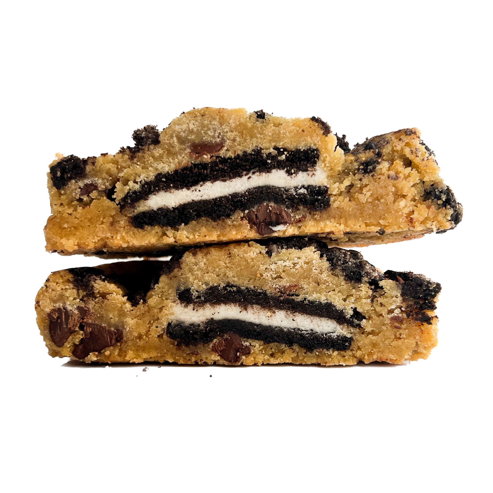 Oreo Stuffed Chocolate Chip Cookie | Inside Out Cookie